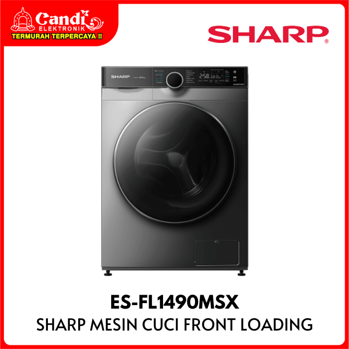 Jual SHARP WASHING MACHINE FRONT LOADING - Candielektronik.co.id ...
